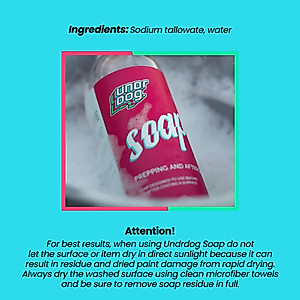 Undrdog Car Wash Soap, Foam Cannon Soap For Pressure Washer, Cleaner Detailing Supplies, Foam Gun Soap For Cars, Motorcycles, Trucks, Boats, 8, 16, 32oz (8oz)