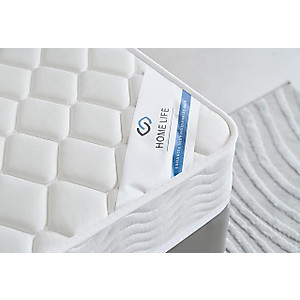 Oliver & Smith King Mattress 6 Inch Hybrid King Size Mattress with Pocketed Coil Springs with High Density & Comfort Cold Foam - Eco-Friendly, Breathable Mattress King Medium Firm