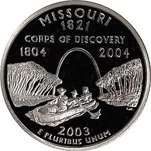 2003 Missouri S Gem Proof State Quarter US Coin