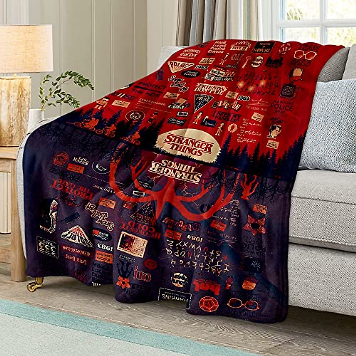 Blanket Throw Blanket Soft Warm Fleece Blanket Lightweight Moving Blanket for Couch Bed Picnic Gifts
