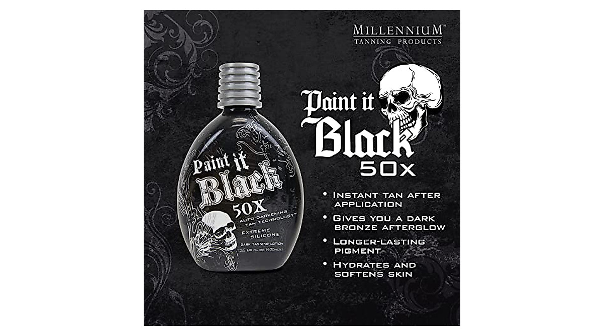 Millennium Tanning Paint It Black 50X Lotion - Dark Tan