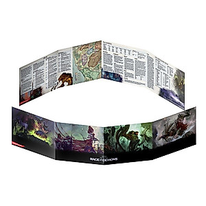 Gale Force Nine Dungeons & Dragons - Rage of Demons(Out of the Abyss) DM Screen, Multicolor (73704BFM)