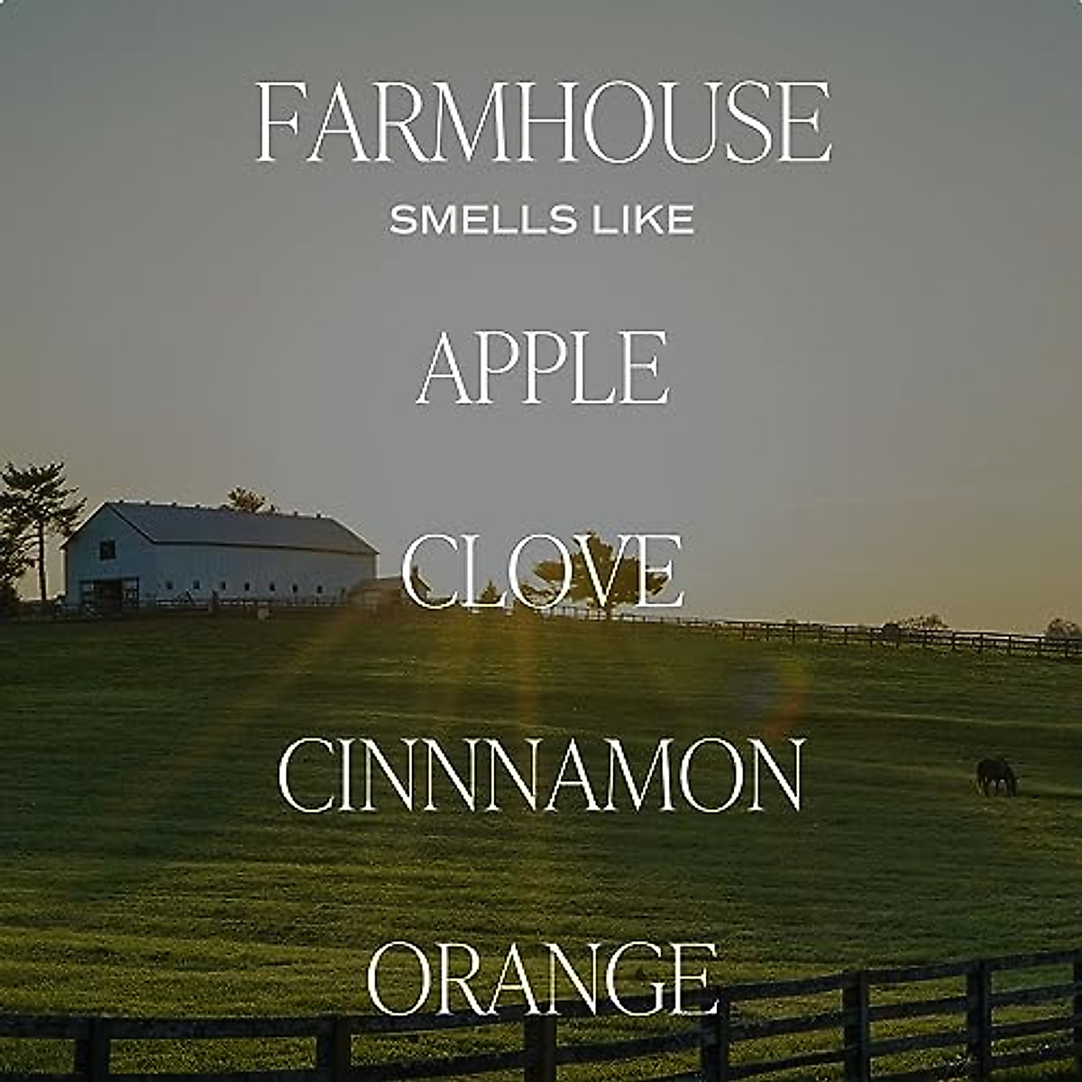 Sweet Water Decor Farmhouse Candle | Autumn, Cinnamon, and Nutmeg, Fall Scented Soy Candles for Home | 12oz Stone Jar, 60+ Hour Burn Time, Made in the USA