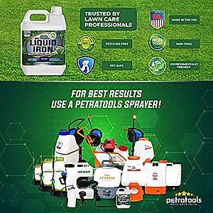 PetraTools Liquid Iron for Lawns (32oz) Liquid 16-4-8 Lawn (32oz)