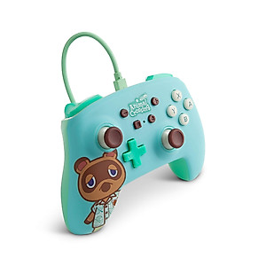 PowerA Enhanced Wired Controller for Nintendo Switch - Animal Crossing: Tom Nook