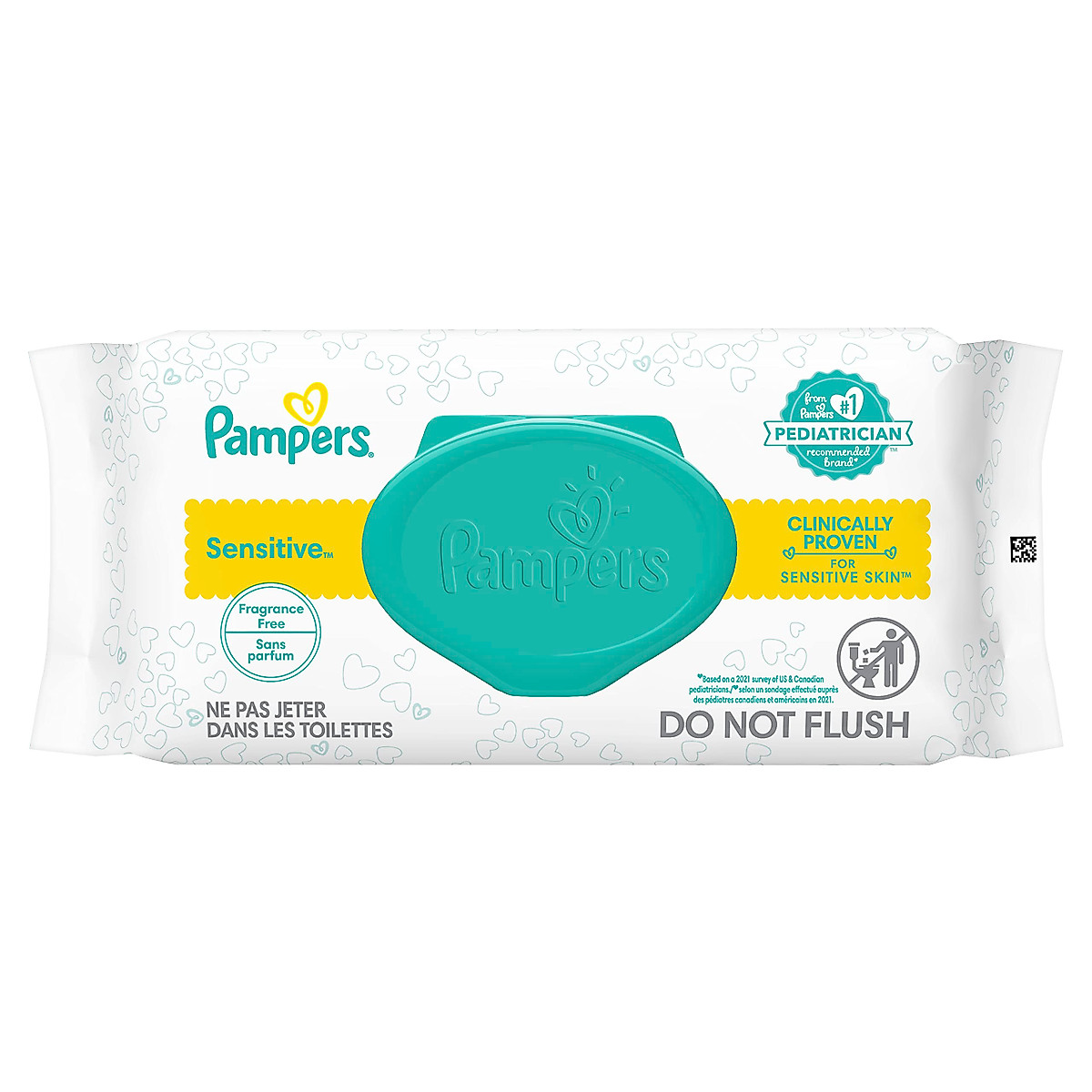 Pampers Baby Wipes Sensitive 1X, 56 Count