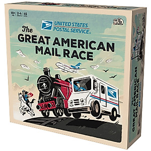 USPS Great American Mail Race: A Letter-Carrying Family Board Game for Kids 10+ and Adults