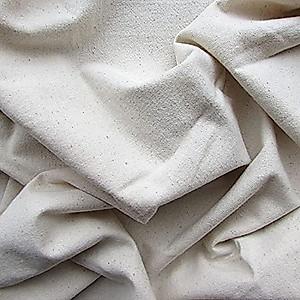 Organic Cotton Heavyweight Flannel Fabric - Natural - 55 Inches - by The Yard