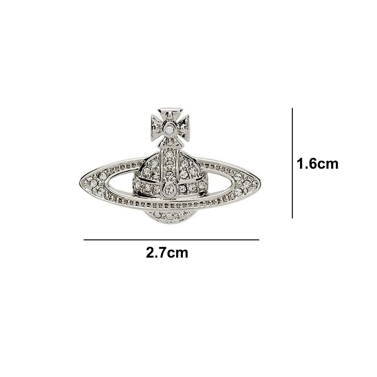 Silver Saturn Earrings Saturn Planet Earrings Space Earrings Saturn Planet Jewelry Gifts for Women