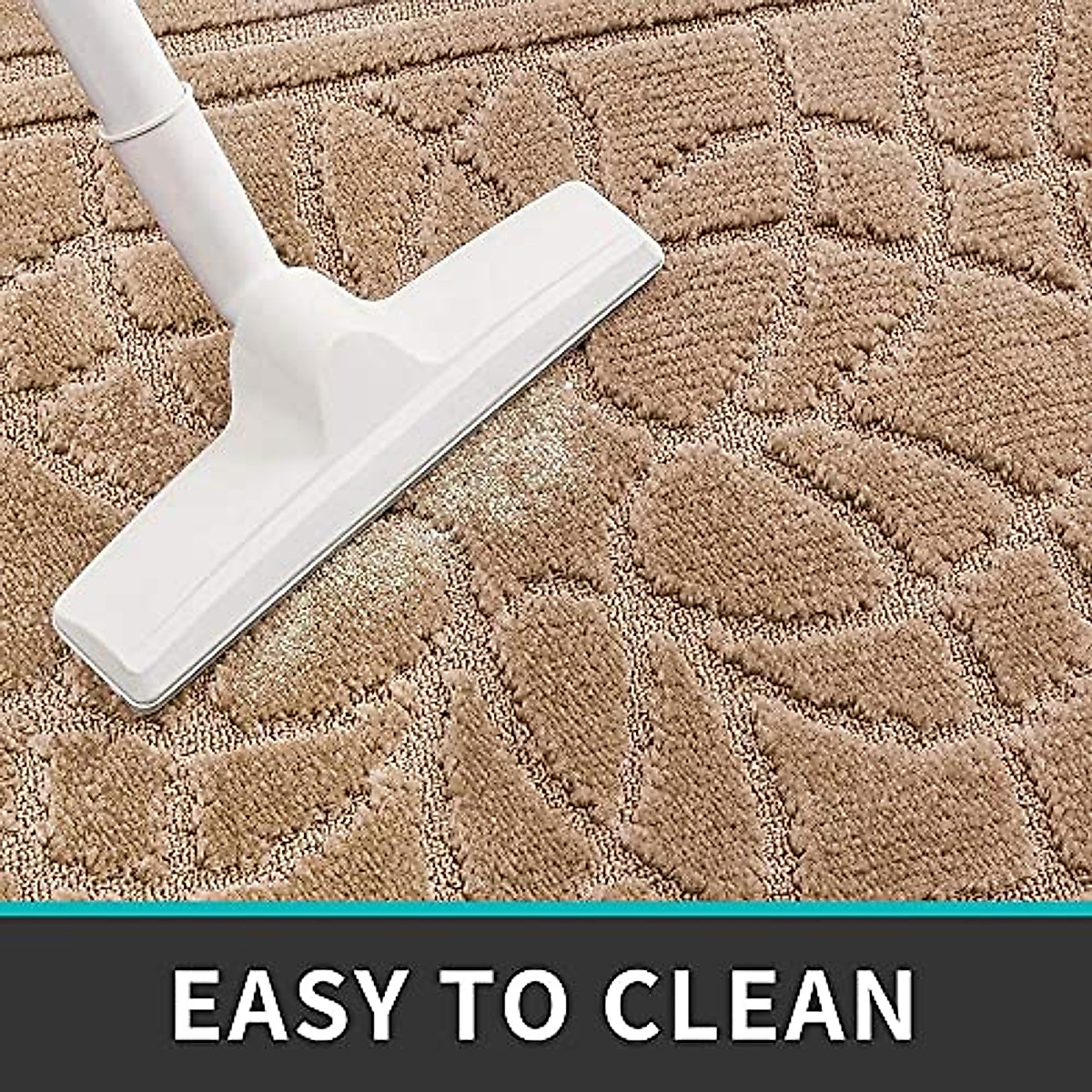 DEXI Front Door Mat for Home Entrance, 20"x32" Non-Slip Absorbent Floor Mats Low-Profile Washable Doormat for Entryway, Garage, Patio, Beige