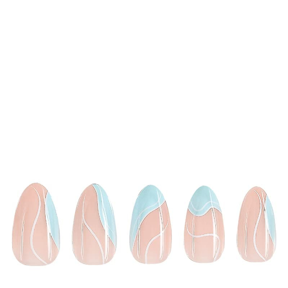 KIARA SKY PROFESSIONAL NAILS XPRESS PRO 100% ACRYLIC PRESS ON NAILS (Ocean Waves)