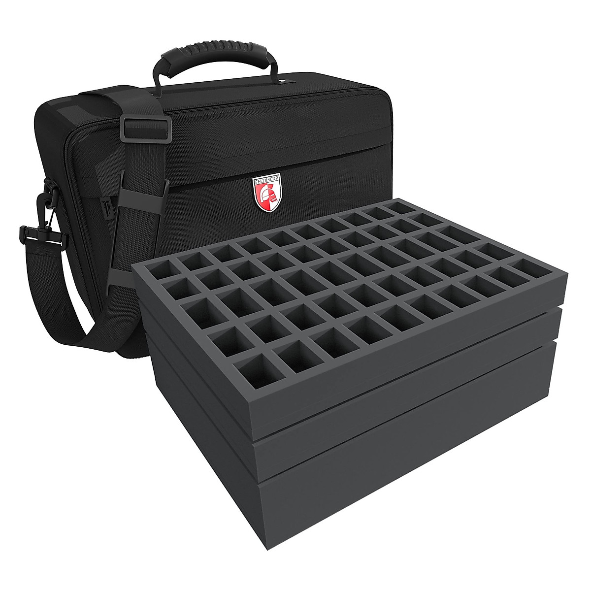 Feldherr Maxi Figure Case Compatible with 150 Standard Sized Figures and Tanks or Monster