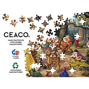 Ceaco - Disney Princess - Snow White's Delight - 1000 Oversized Piece Jigsaw Puzzle