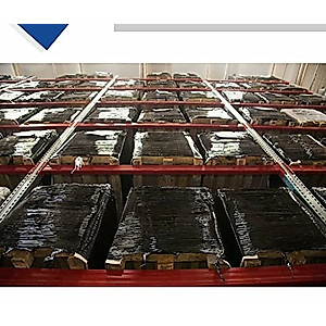 Direct Resources Stretch Wrap Industrial Strength 18 Inch Inch x 1000 Sq Ft - 80 Gauge Thick (20 Micron) Clear Cling Plastic Pallet Supplies | Durable Self - Adhering Packing Moving Packaging Shrink Film Rolls (Black, 4 Pack)