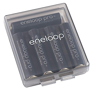 Panasonic eneloop pro AAA High Capacity Batteries (8-pack) and Battery Storage Cases (6-pack)