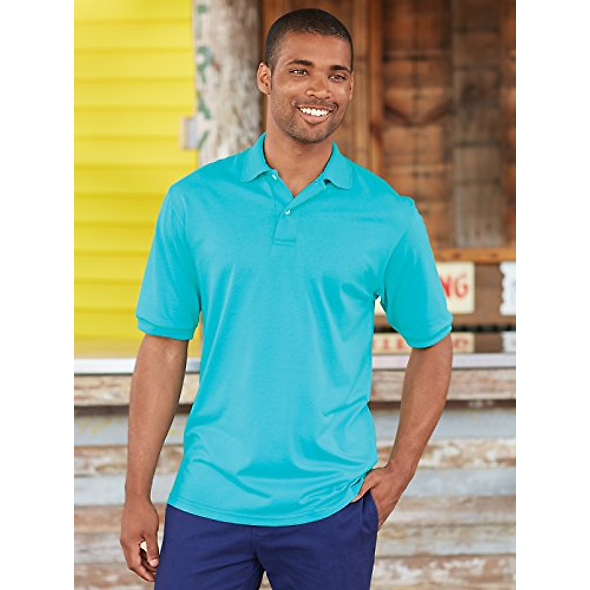 Jerzees Adult SpotShield™ Jersey Polo,Burnt Orange,M