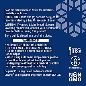 Life Extension Glycemic Guard – Glucose Metabolism Supplement – with Maqui Berry and Clove Extract - Gluten-Free, Non-GMO, Once-Daily, Vegetarian – 30 Capsules