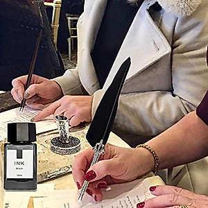 Calligraphy Set For Beginners, Calligraphy Pens for beginners, Calligraphy Pen Set, Calligraphy Kit for Beginners, feather pen, quill pen, quill and ink set, quill pen and ink set, Wooden pen and ink