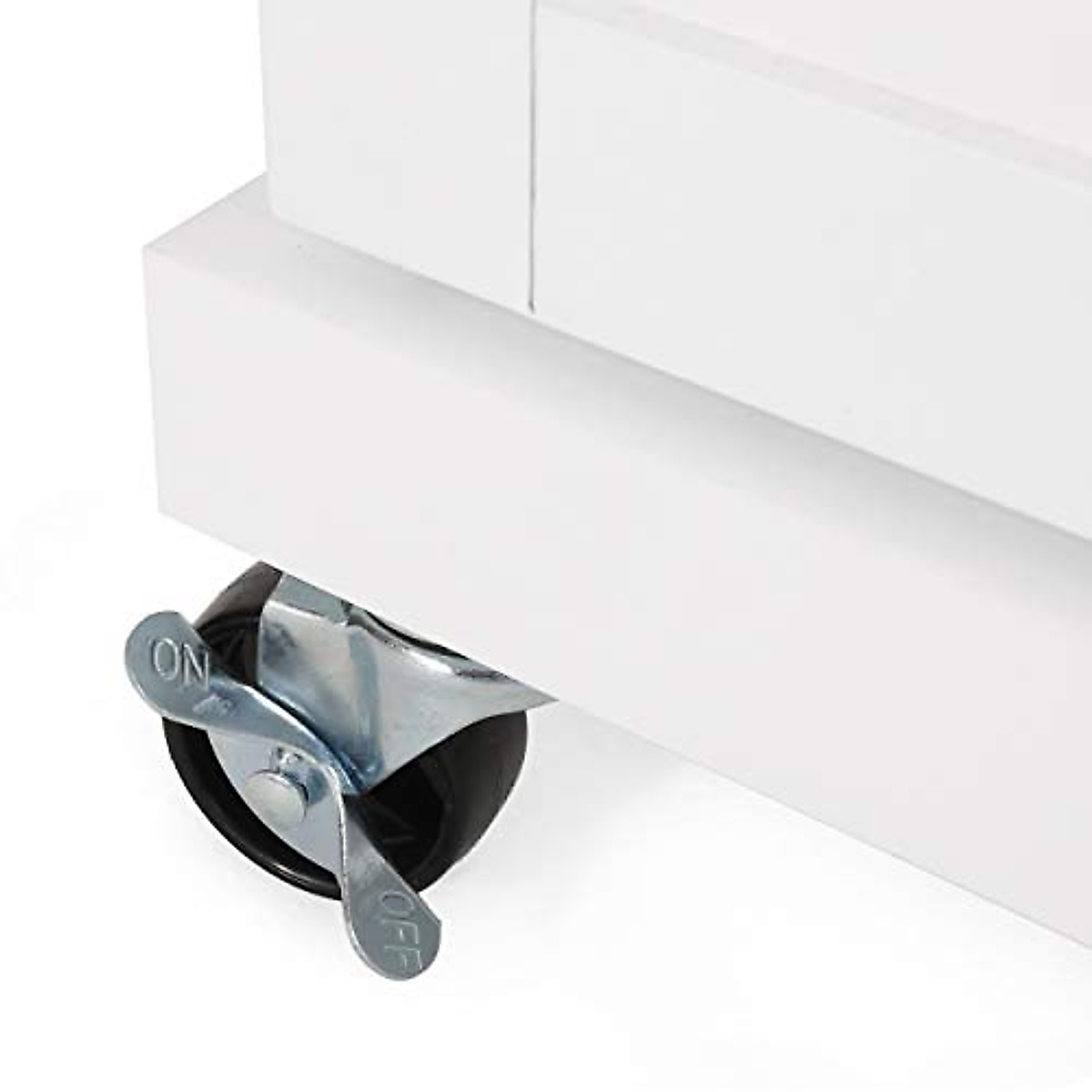 Christopher Knight Home Batavia Kitchen CART, Natural + White