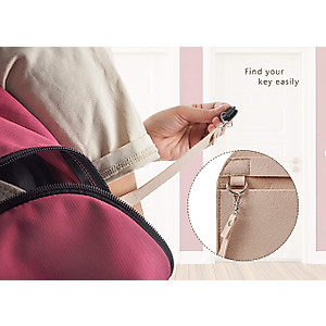 Vercord Felt Backpack Organizer Rucksack Insert Liner Inside Daypack Shoulder Bag Beige Large