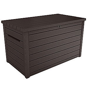 Keter XXL 230 Gallon Plastic Deck Storage Container Box Outdoor Patio Garden Furniture 870 Liters