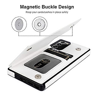 VHPVHP Uterus Pink Designed for Galaxy Note 20/20 Ultra, Luxury PU Leather Case Stand Function Protective Phone Case Cover