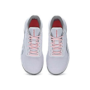Reebok Women's Nanoflex TR Cross Trainer, White/Pure Grey/Orange Flare, 10.5