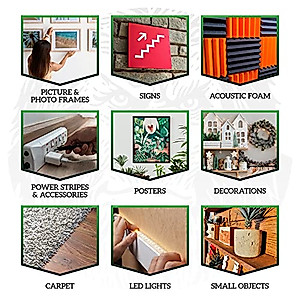 WickedGood Mounting Tape (3/4" x 120"), Double Sided Adhesive Tape, Heavy Duty Indoor & Outdoor Tape, Waterproof (Clear)