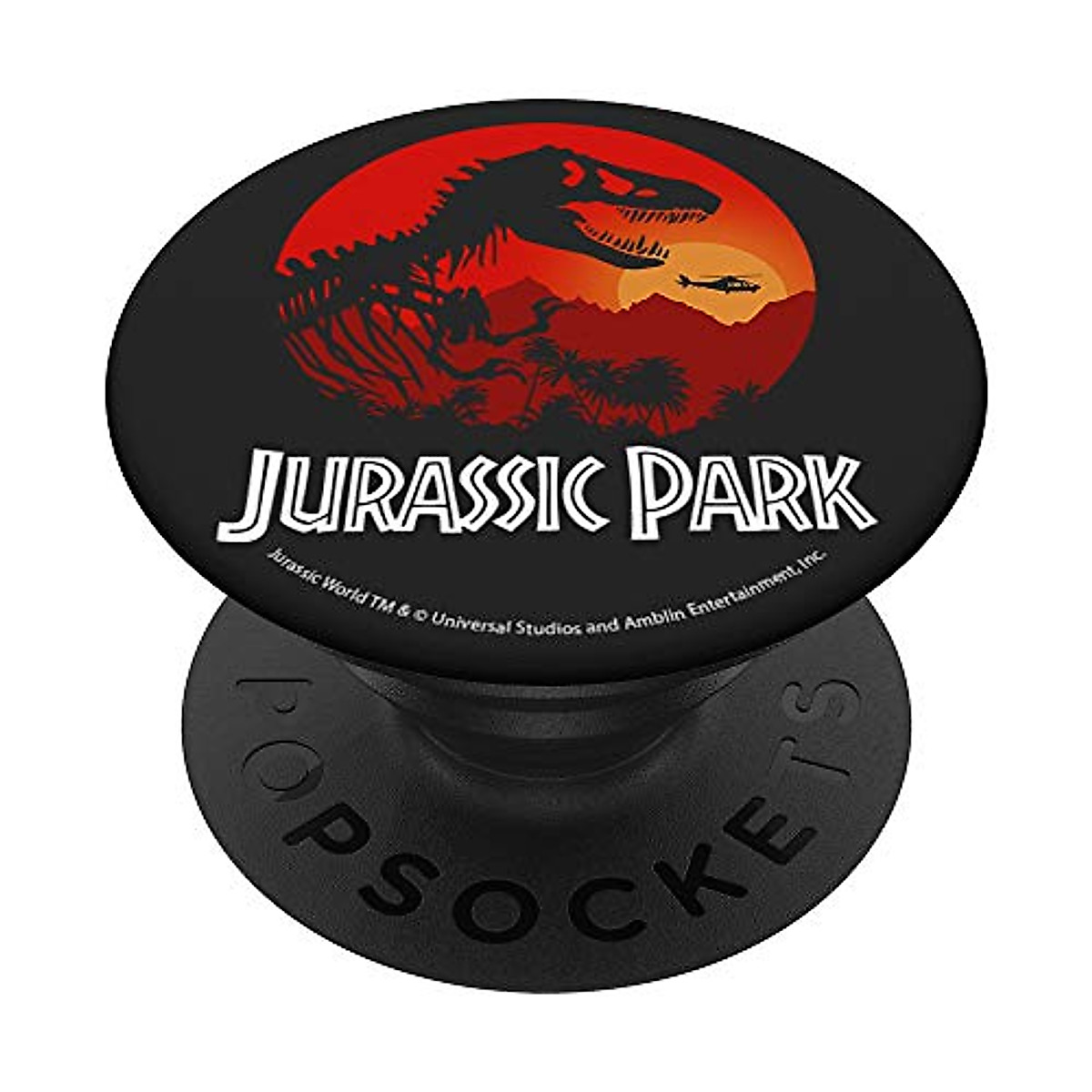 Jurassic Park Red Jungle Sunset Icon PopSockets PopGrip: Swappable Grip for Phones & Tablets