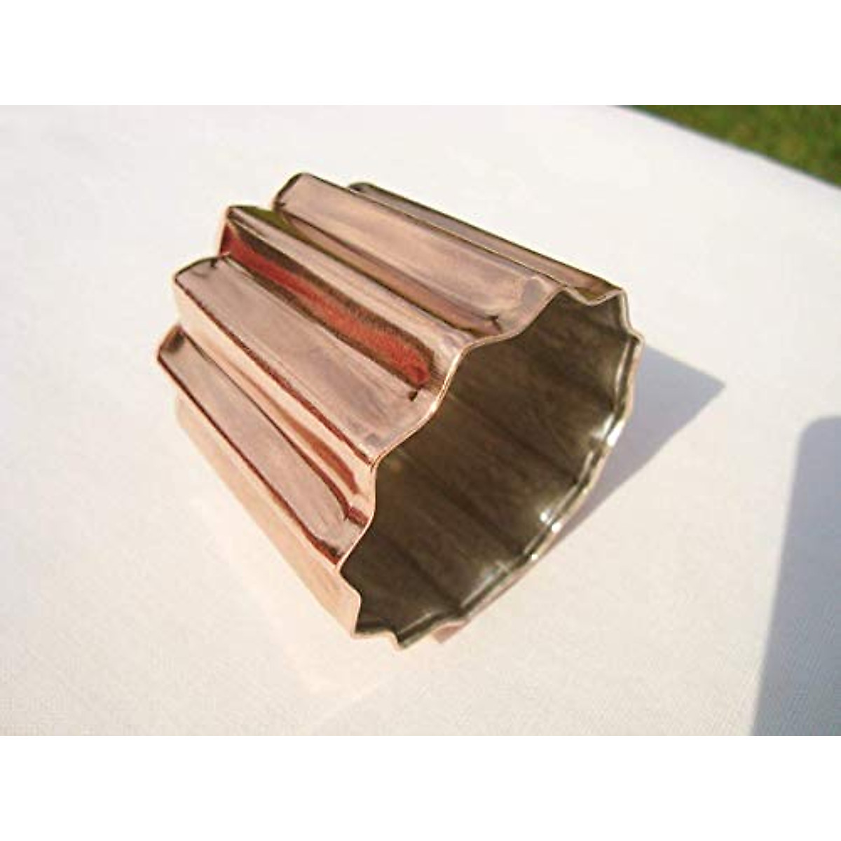 2.1 inch Copper Canele mold from Bordeaux a Set of Twelve tinned molds