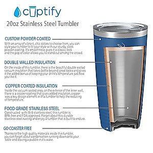 Personalized Heart Stethoscope Tumbler Gift for Nurse, RN, LPN, CNA, CMA, MA Laser Engraved on Blue 20 oz Stainless Steel Tumbler with Lid - Insulated Cup - Custom Travel Mug