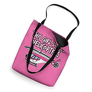 Helicopter, This Girl Loves Helicopters Tote Bag