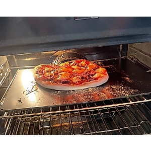 Gunner Ridge - Oven/Grill Pizza Steel - Pre-Seasoned Carbon Steel Oven & Grill Cookware, 10" x 13.5" x 1/4", Made in USA