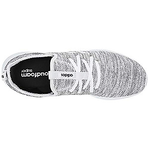 adidas Women's Cloudfoam Pure Running Shoe, White/White/Black, 5