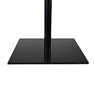 Adjustable Heavy Duty Pedestal Sign Holder Poster Stand - 8.5x11 Inch Vertical & Horizontal Sign Stand Displayed Poster Holder - Steel Square Base Sign Stands for Display, Advertisement & Outdoor Sign