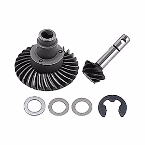 Heavy Duty Bevel Gear Set, Helical Overdrive Gear 24/8T 27/8T 30/8T 33/8T Reverse Gear for 1/10 RC Crawler SCX10 II AR44/45 Capra Axle (8T-30T Reverse)