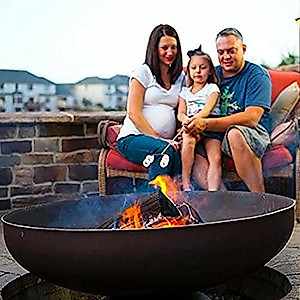 30" Patriot Fire Pit (Made in USA) - Natural Steel Finish
