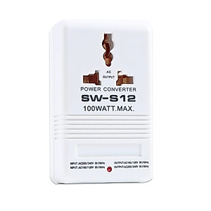 110V to 220V 100W Voltage Converter Travel Adapter, Power Converter AC 110V to 220V Step-Up & Down Voltage Converter Transformer