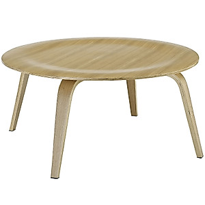 Modway Plywood Coffee Table in Natural