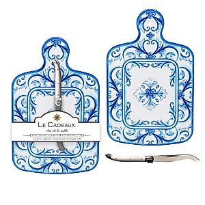 Le Cadeaux Luxury Melamine Cheeseboard Gift Set, Mallorca
