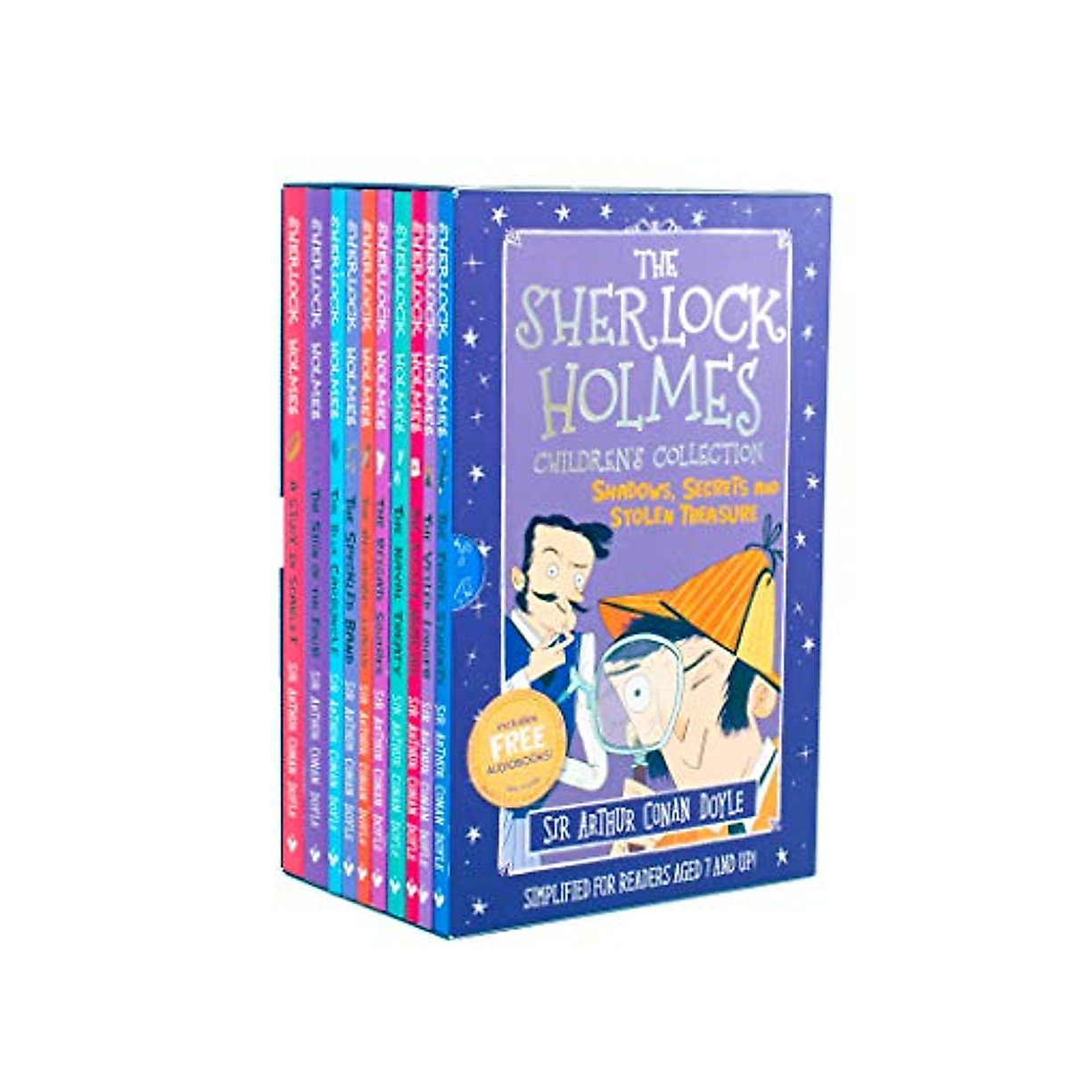 The Sherlock Holmes Children's Collection: Shadows, Secrets and Stolen Treasure 10 Book Box Set