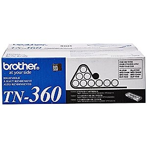 4 Pack Brother TN360 High Yield Toner Cartridge - Black