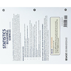 Statistics for the Behavioral Sciences