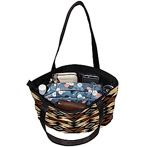 YZUOUZY Women Tote Bag Large Shoulder Bag Top Handle Handbag,Vintage American Indian boho,Satchel Purse Crossbody Bag