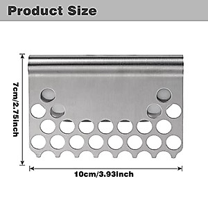 Tugaizi Food Mesh Screen grease trap for Blackstone Griddles Flat Top Grill Blocks Food from Falling, Universal Fit for All Black Stone Flat Top Griddle & Other Grill (1 PCS)