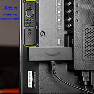 TV Remote Holder Compatible with F TV Stick, Xiaomi Mi TV Stick or Mi Box S, Apple HD 4K, Siri Remote Control Holder Wall Mount