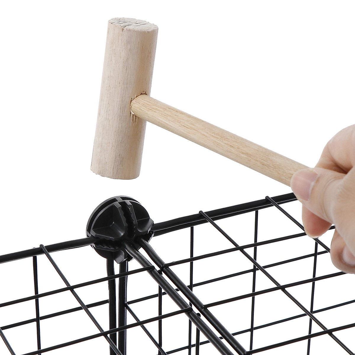 Saturnpower Wire Cube Storage Wardrobe, 12-Cube Metal Grid Storage,Stackable Modular Bookshelf Shelves, Storage Bins Shelving, DIY Closet Cabinet for Living Room, Bedroom, Office, Garage