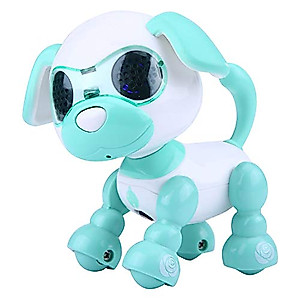 NITRIP Robot Pet, Educational Gift Walking Sound Puppy Interactive Smart Dog, Home for Kids School Girls(Green)