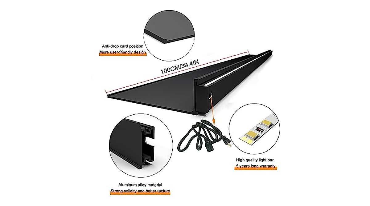 SLVUAFRN LED Floating Display Shelf - Sleek & Stylish