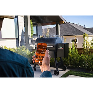 Traeger Grills Ironwood 650 Electric Wood Pellet Grill and Smoker, Black, 650 Square Inches Cook Area, 500 Degree Max Temperature, Meat Probe, 6 in 1 BBQ Grill with WiFi and app connectivity